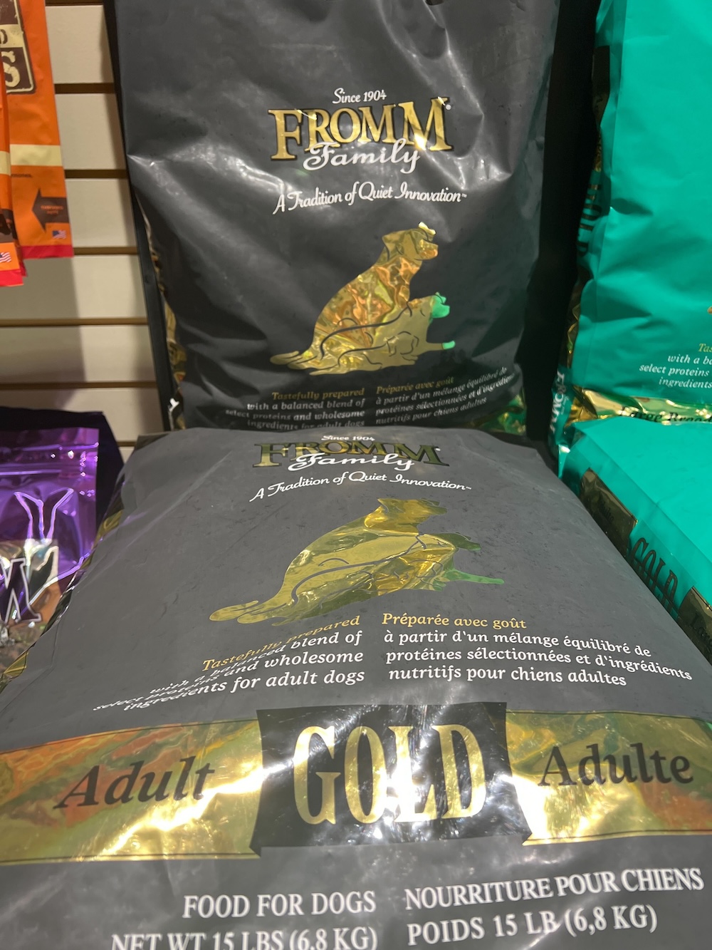 Fromm dog food is now at GreenPaws!